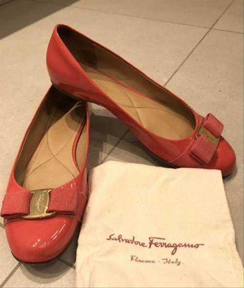 Балетки salvatore ferragamo