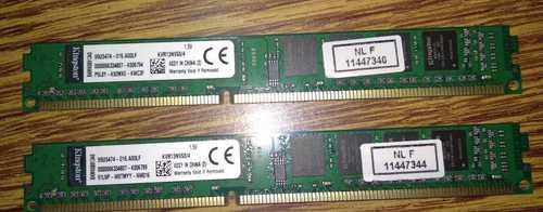 Комплект памяти DDR3 8Gb kingston