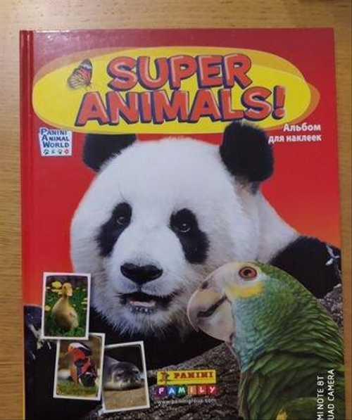 Пустой альбом panini Super Animals