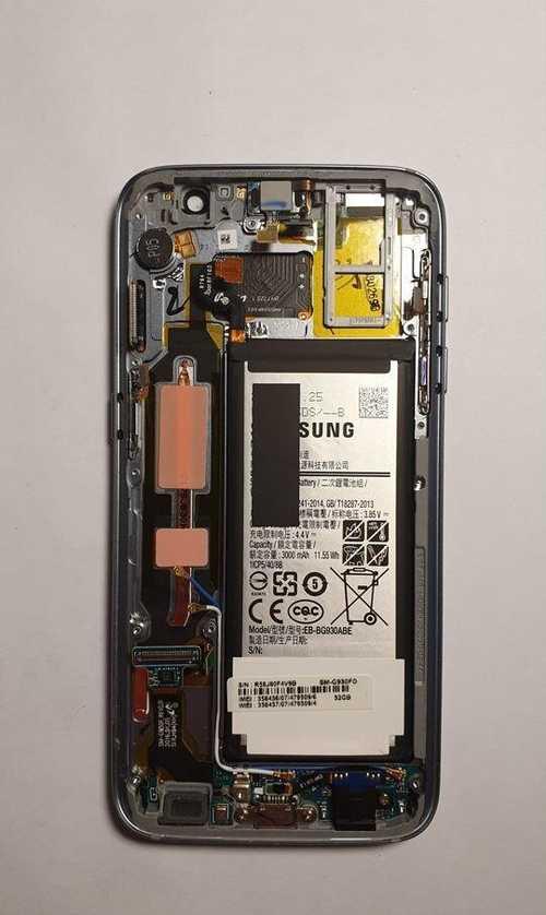 Дисплейный модуль Sumsung Galaxy S7 (черный)
