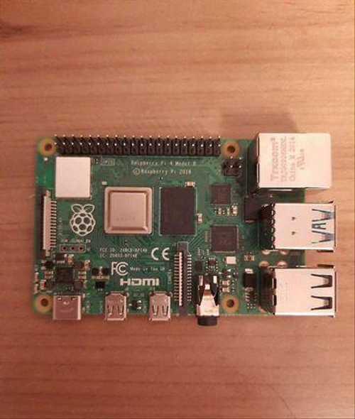 Одноплатный компьютер Raspberry pi 4 2gb