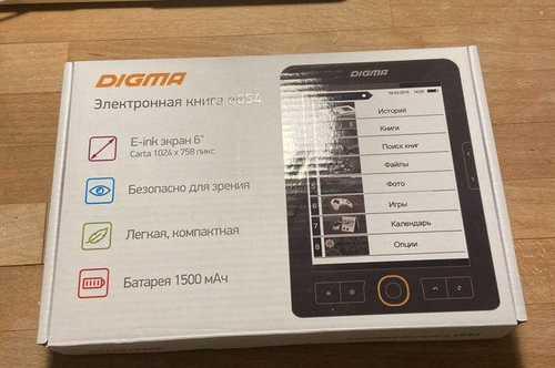 Электронная книга digma e654 обзор