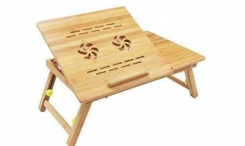 Складной стол для ноутбука с охлаждением