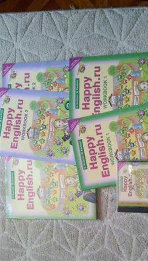 Happi English Полный комплект учебников за 3 класс