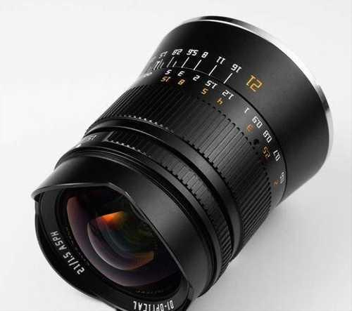 Объектив TTArtisan 21mm F1.5 canon R Mount