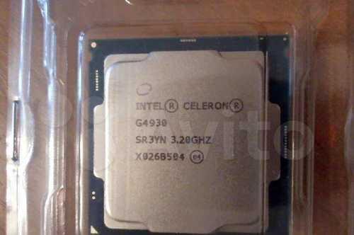 Процессор intel Celeron G4930 Сокет 1151v2+кулер