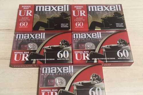 Аудиокассеты Maxell UR60 новые