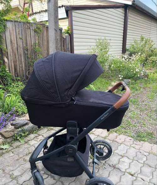 Коляска moon resea kombi + люлька cybex aton basic
