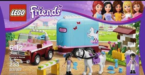Lego Friends Трейлер для лошади Эммы 3186