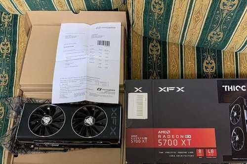 Видеокарта rx5700 xfx