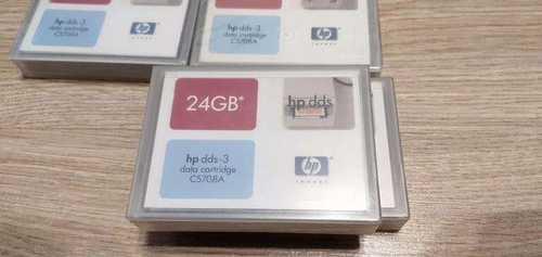 2 картриджа DDS-3 data cartridge 24GB (C5708A)