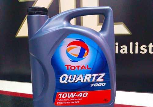 Моторное масло total quartz 7000 10W-40 4л