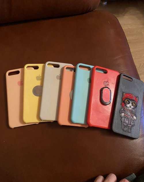 Продам чехлы для айфон 7+ 8 чехлов
