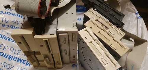 Floppy drive 3.5" 5.25" 7шт рабочие