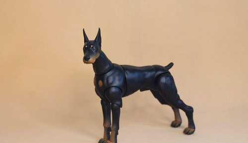 Бжд BJD шарнирная кукла собака доберман 1к6