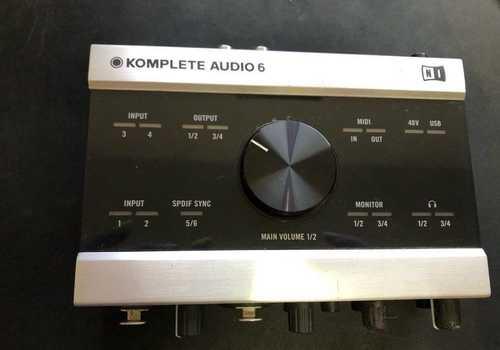 Звуковая карта Native Instruments Komplete Audio 6