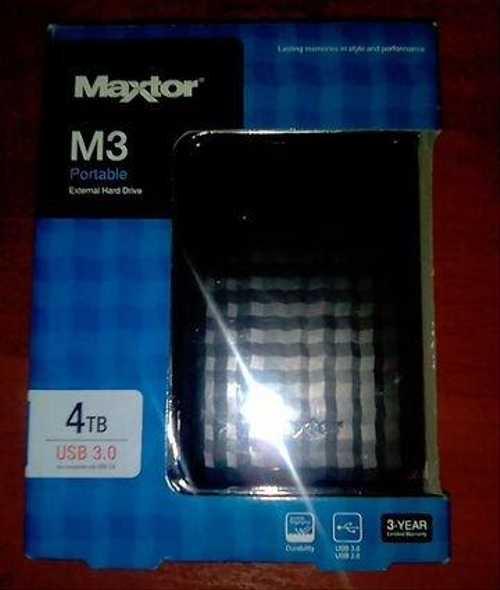 Внешний жесткий диск 4 тб, Seagate Maxtor M3
