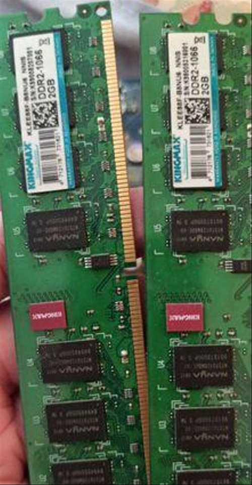 Оперативная память ddr2 4gb(2х2gb)