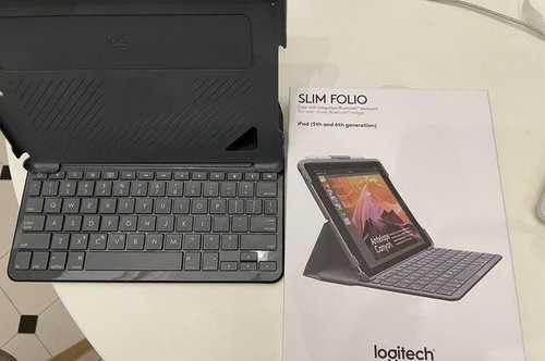 Bluetooth клавиатура Logitech Slim Folio для iPad