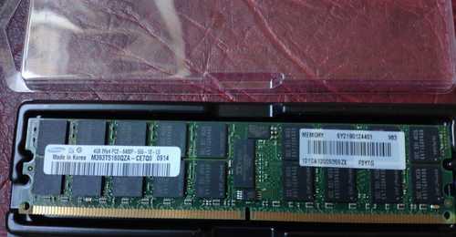 Серверная память Samsung, 4 Гб DDR2 2Rx4 REG ECC