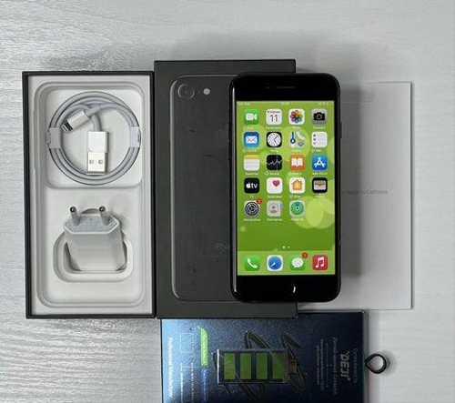 iPhone 7 32gb Jet black редкий цвет (onix) лот#1