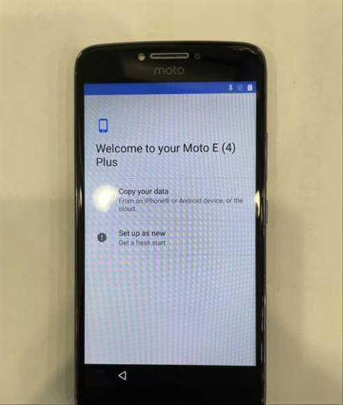 Телефон Motorola E4 Plus