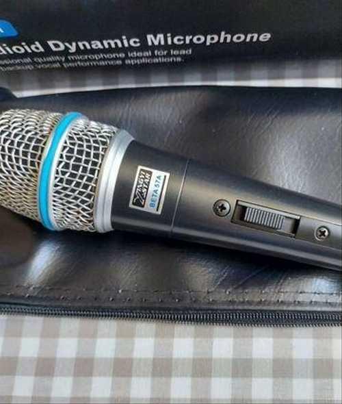 Микрофон инструментальный beta 57а с выключателем