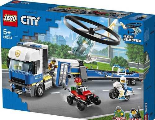 Lego 60244 Полицейский вертолётный транспорт Лего