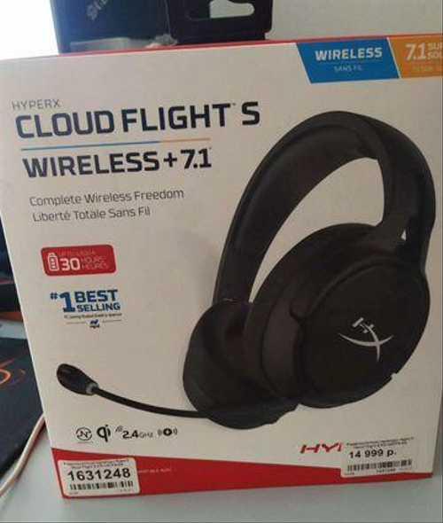 Беспроводные наушники HyperX Cloud Flight S