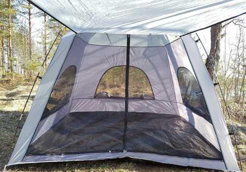 Палатка Шатёр с полом и навесом 4 местная