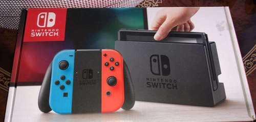 Nintendo switch не прошитая + 3-4 игры