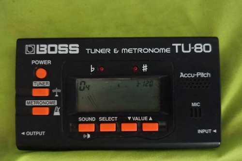 Тюнер и Метроном Boss TU-80