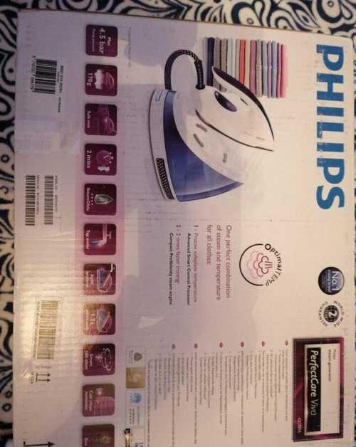 Парогенератор Philips perfect care viva GC7015