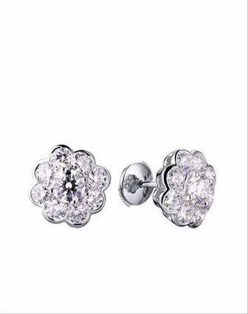 Graff Platinum & White Gold White Round Diamond Cl
