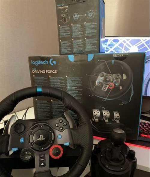 Руль Logitech g29 + МКПП Logitech