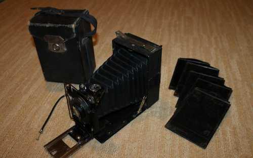 Фотоаппарат 30-х годов Фотокор №1 + 5 кассет