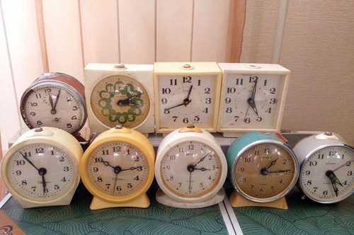 Часы СССР будильники севани