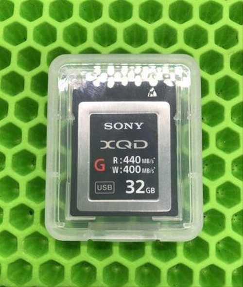 Карта памяти XQD sony QD-G32E 32GB, новая