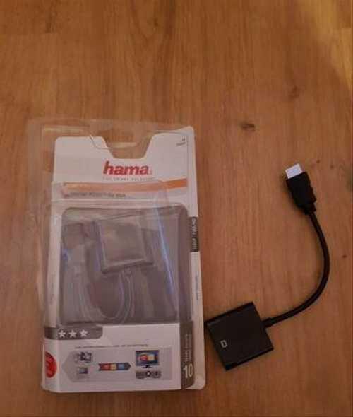 Переходник-адаптер hdmi - VGA hama-H