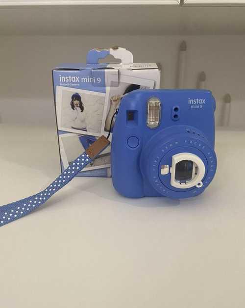 Камера Fujifilm instax mini 9 Blue синяя