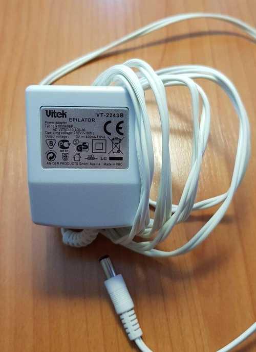 Блок питания Vitek (адаптор) 10V, 400mA