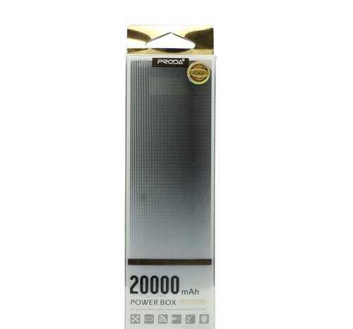 Доп. аккумулятор Remax 20000mah jane серый