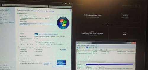 Игровой пк Core2-Quad 9400/8Gb/HD7850/250Gb