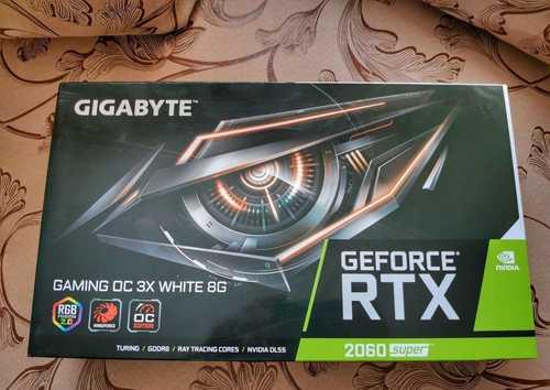 Видеокарта Gygabyte RTX 2060 super Gaming OC 3x Wh