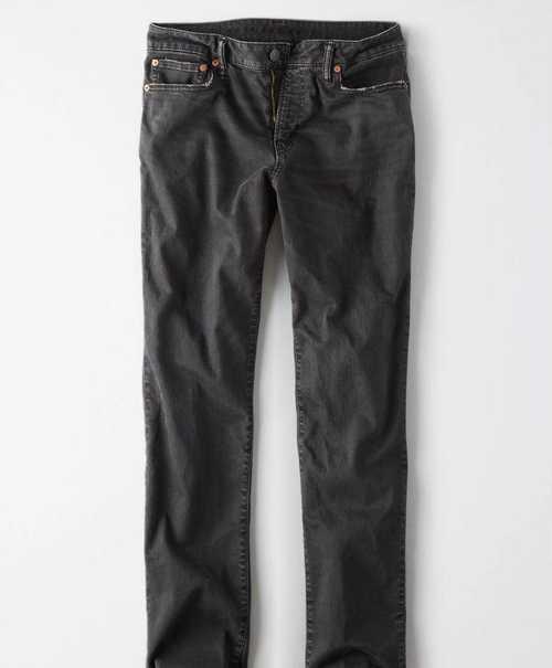 Новые джинсы American Eagle Slim Straight / чёрные