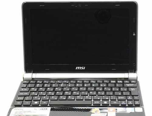 Нетбук MSI U160DX в разборе