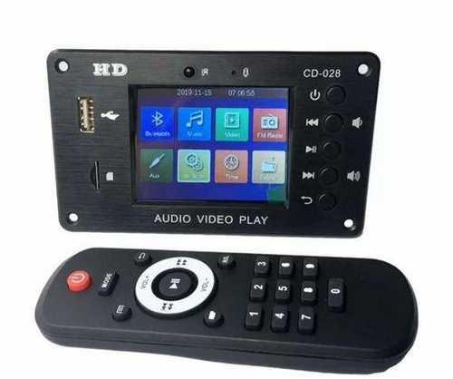 Мр3 плата Bluetooth аудио стерео видеоплеер USB FM