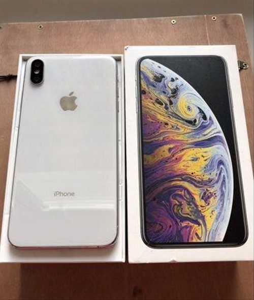 Xs max silver фото