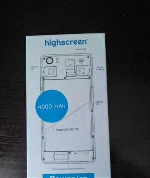 Телефон Highscreen Power Ice