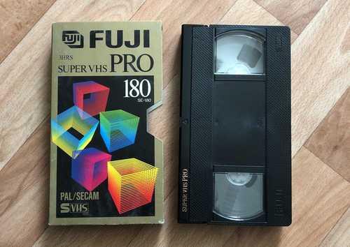 Fuji super VHS PRO se-180 видеокассета